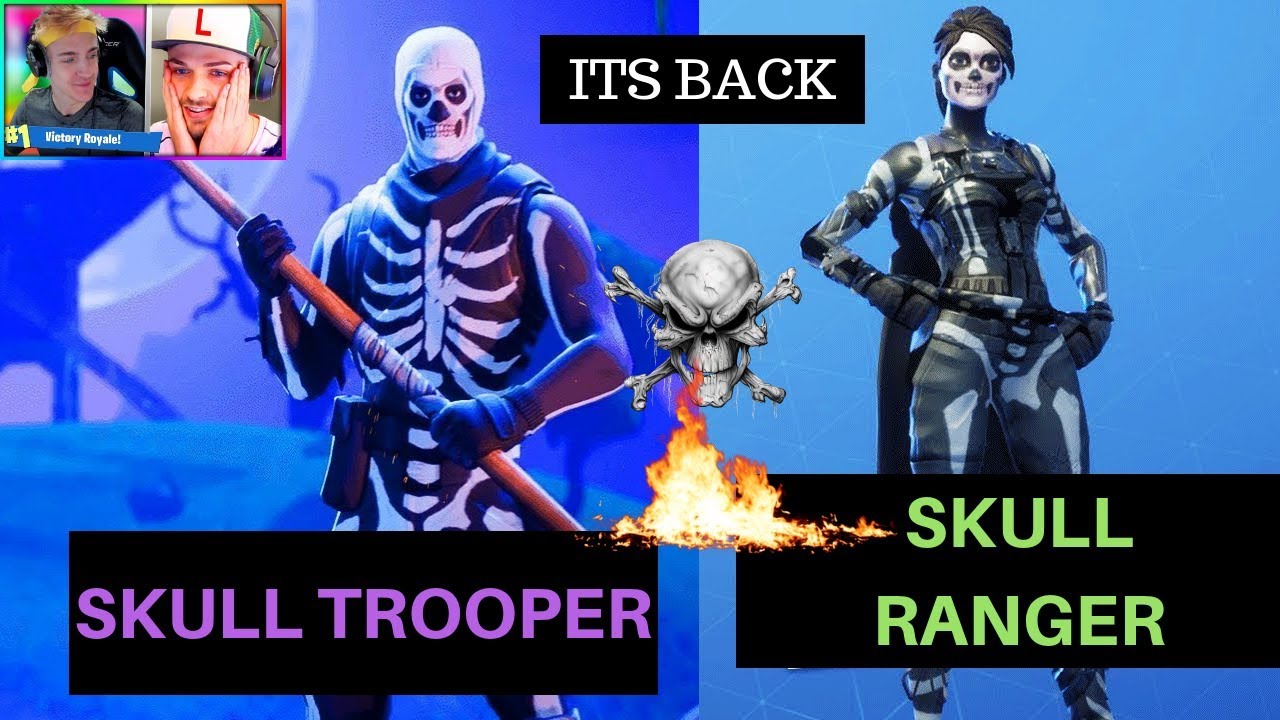2018 NEW SKULL TROOPER AND SKULL RANGER SKINS ARE BACK!! - YouTube