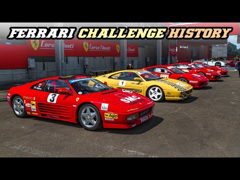 FERRARI CHALLENGE HISTORY 348, F355, 360, F430, 458 and 488 | pure V8 sounds