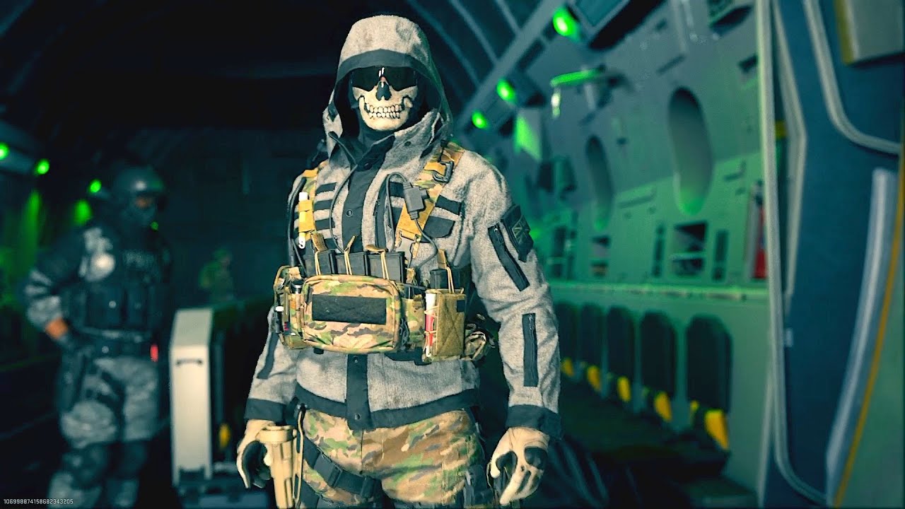 Call Of Duty MWII Classic Simon Ghost Riley/Bunny Warzone Entrance ...