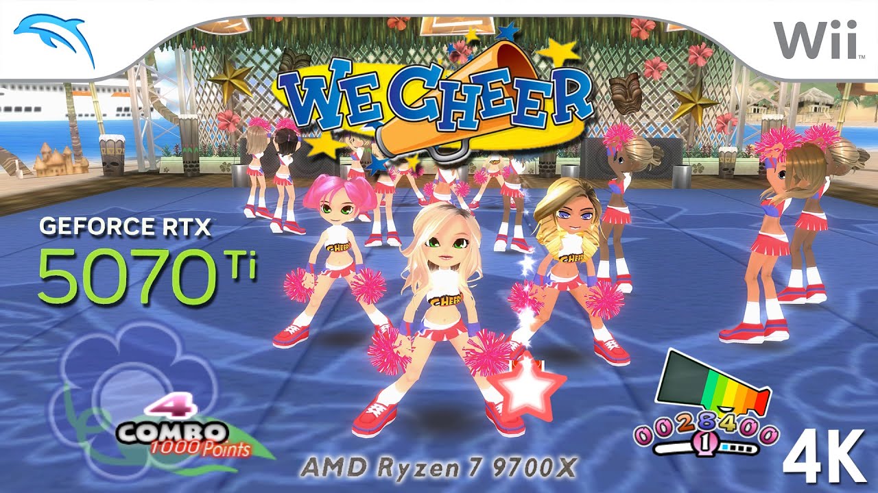 We Cheer (4K / 2160p) | Dolphin Emulator 2509-165 | Nintendo Wii - YouTube
