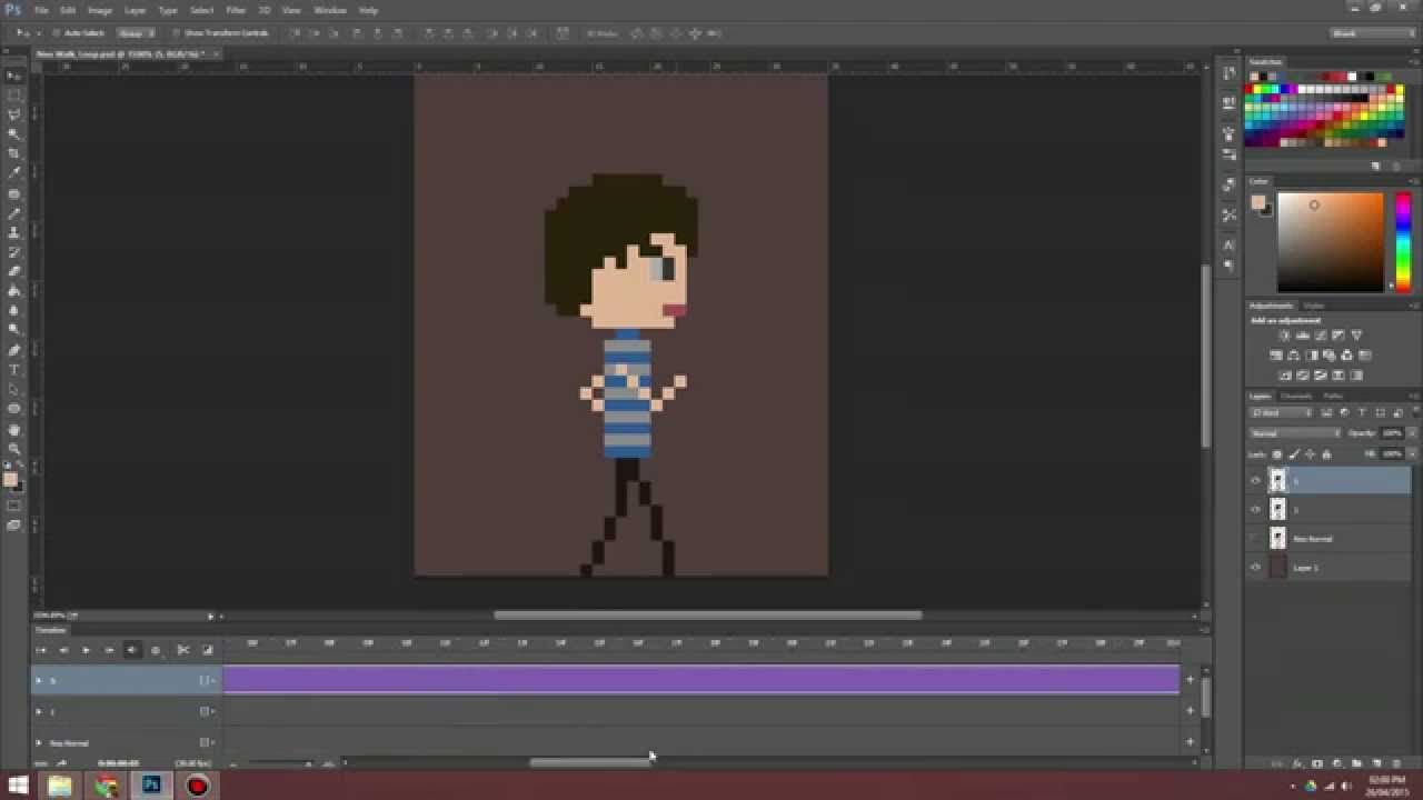 PixelArt WalkCycle | TimeLapse - YouTube
