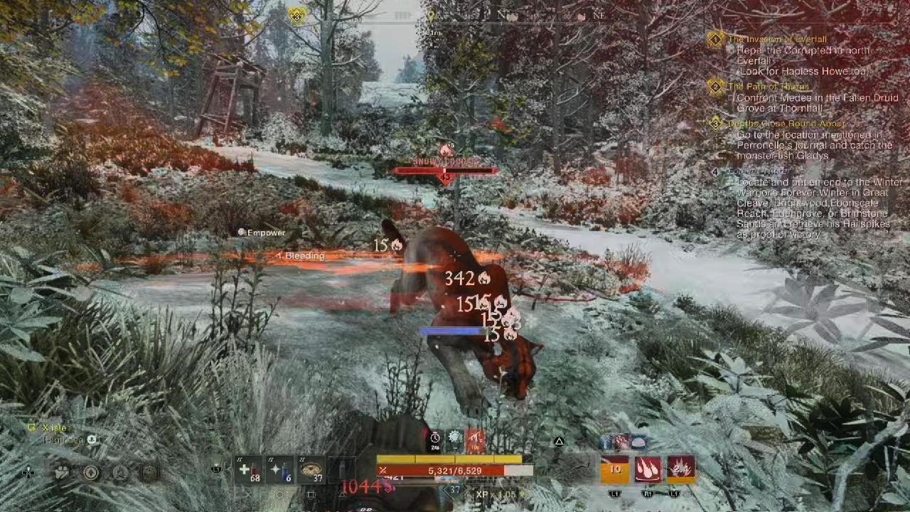 New World: Aeternum - Winter Warrior Boss Fight - YouTube