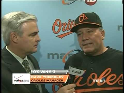 Jim Hunter talks with Dave Trembley about the O's 5-3 win over the Nats ...