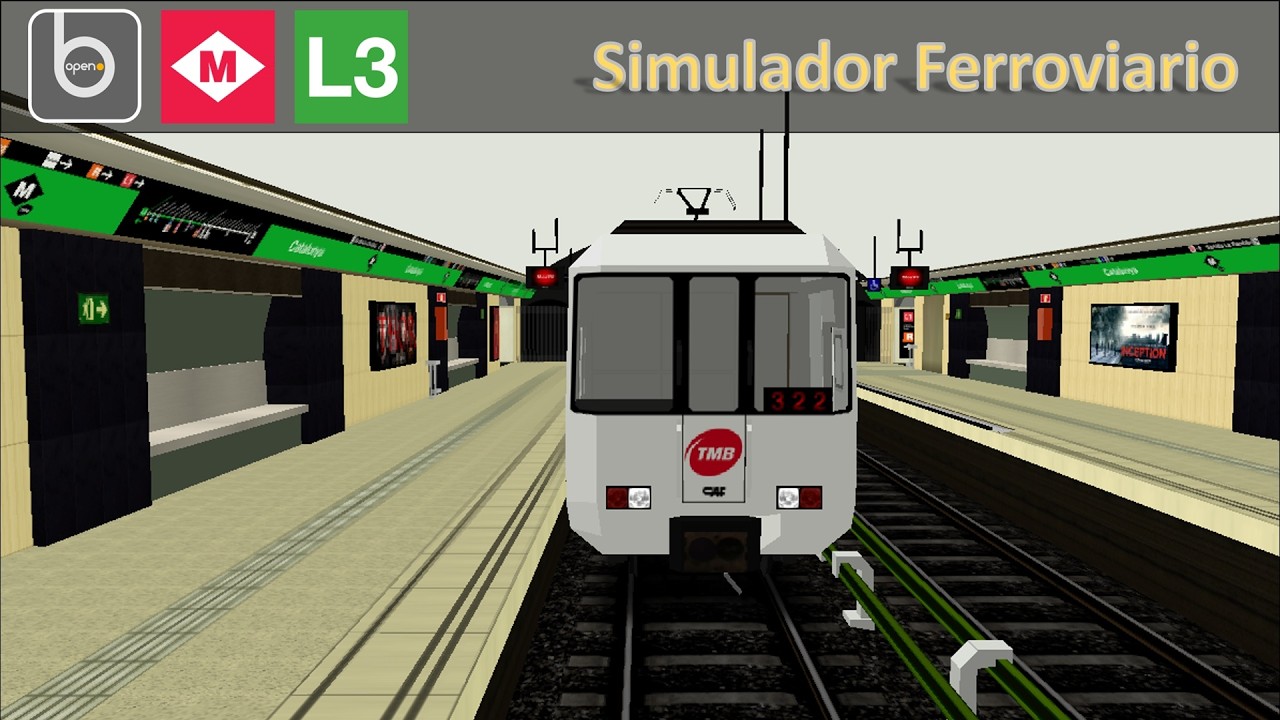 Conduciendo la L3 del metro de Barcelona - YouTube