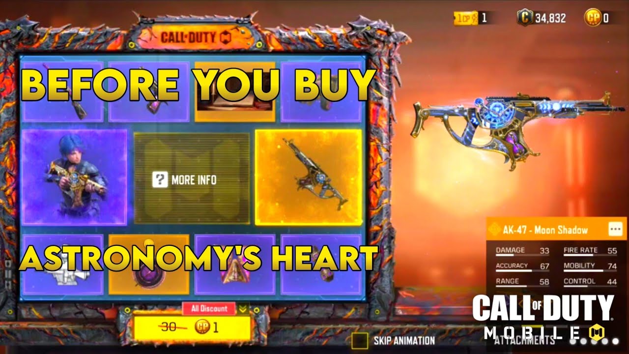 BEFORE YOU BUY ASTRONOMY'S HEART WITH LEGENDARY AK47 AND TEMPEST CODM ...