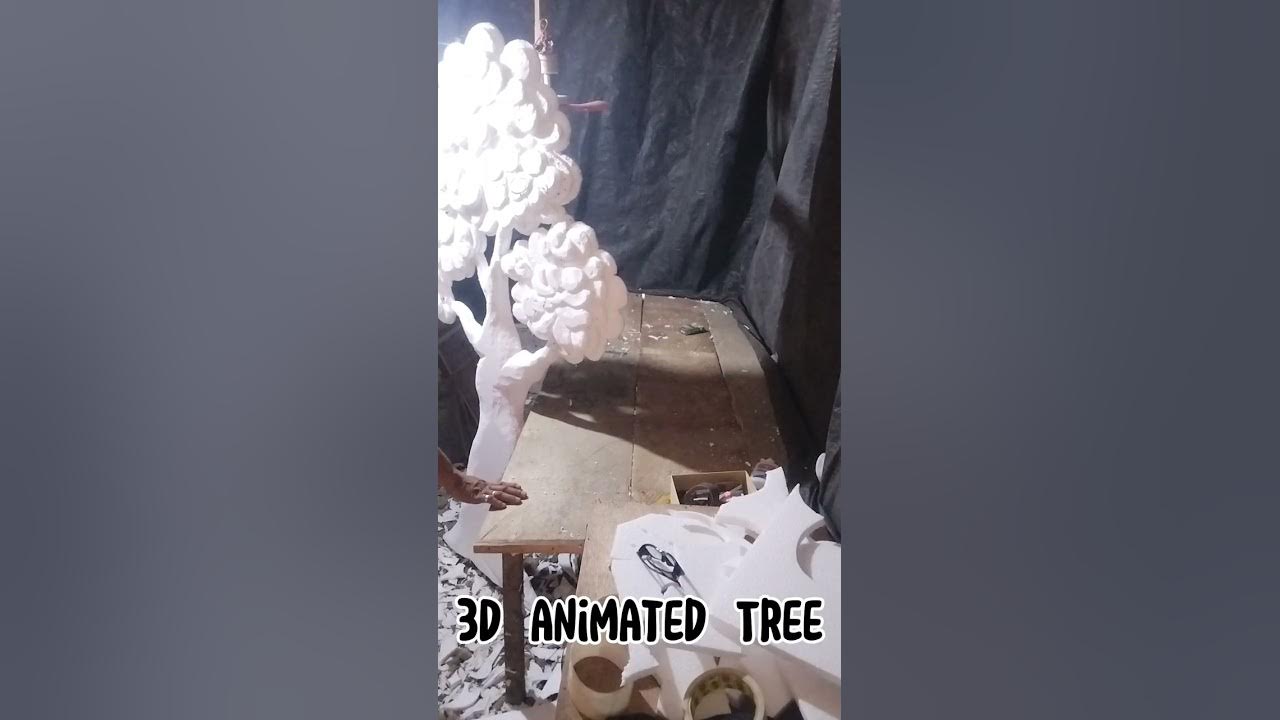 How to make 3D tree, using Styrofoam. - YouTube