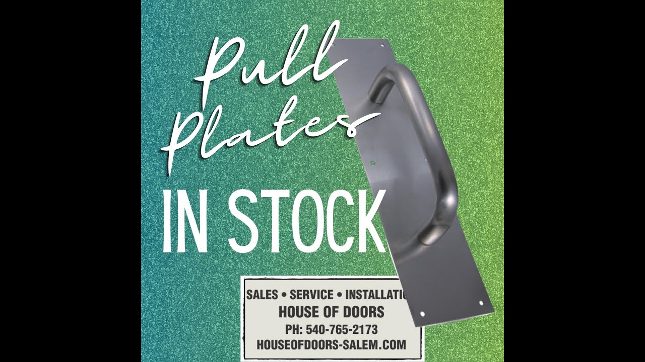 Pull plates IN STOCK call now 540-765-2173 - YouTube
