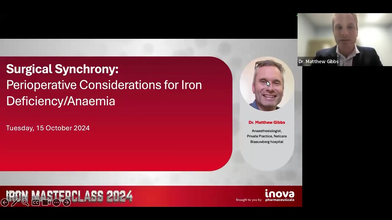 Surgical Synchrony: Perioperative Considerations for Iron Deficiency ...