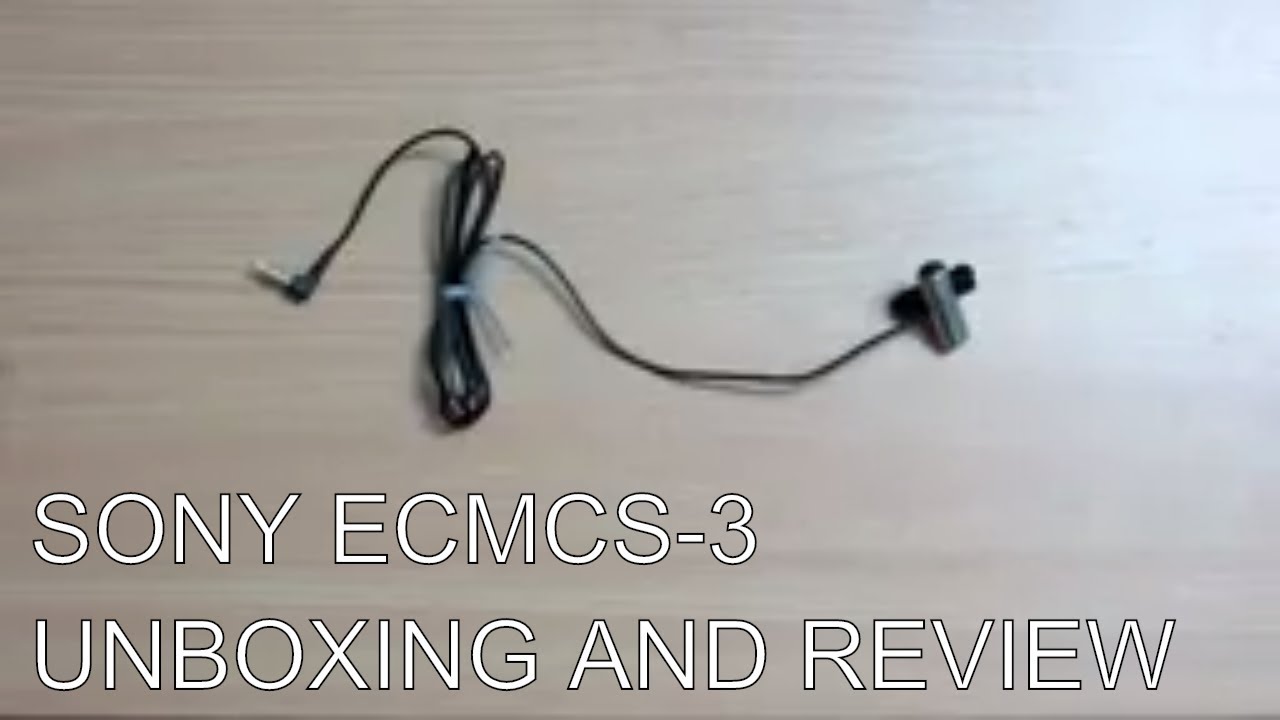 Sony ECMCS-3 microphone | Unboxing | Review | Best microphone for ...