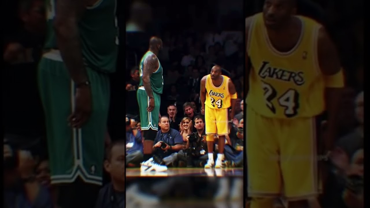Kobe’s Stare Down At Shaq Was Tough - YouTube