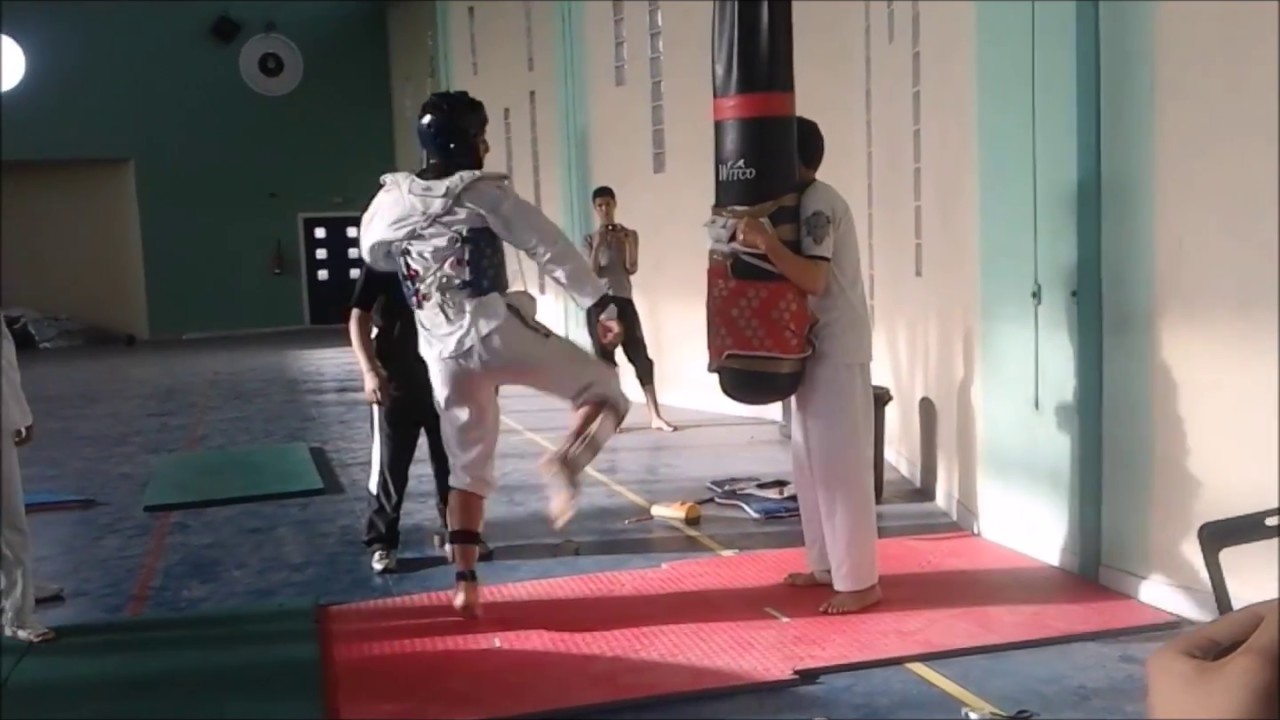 Taekwondo Anaerobic Intermittent Kick Test - YouTube