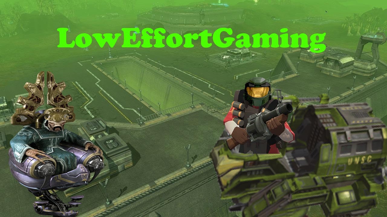 Low Effort Gaming: Halo Wars Fort Deen elephant rush - YouTube