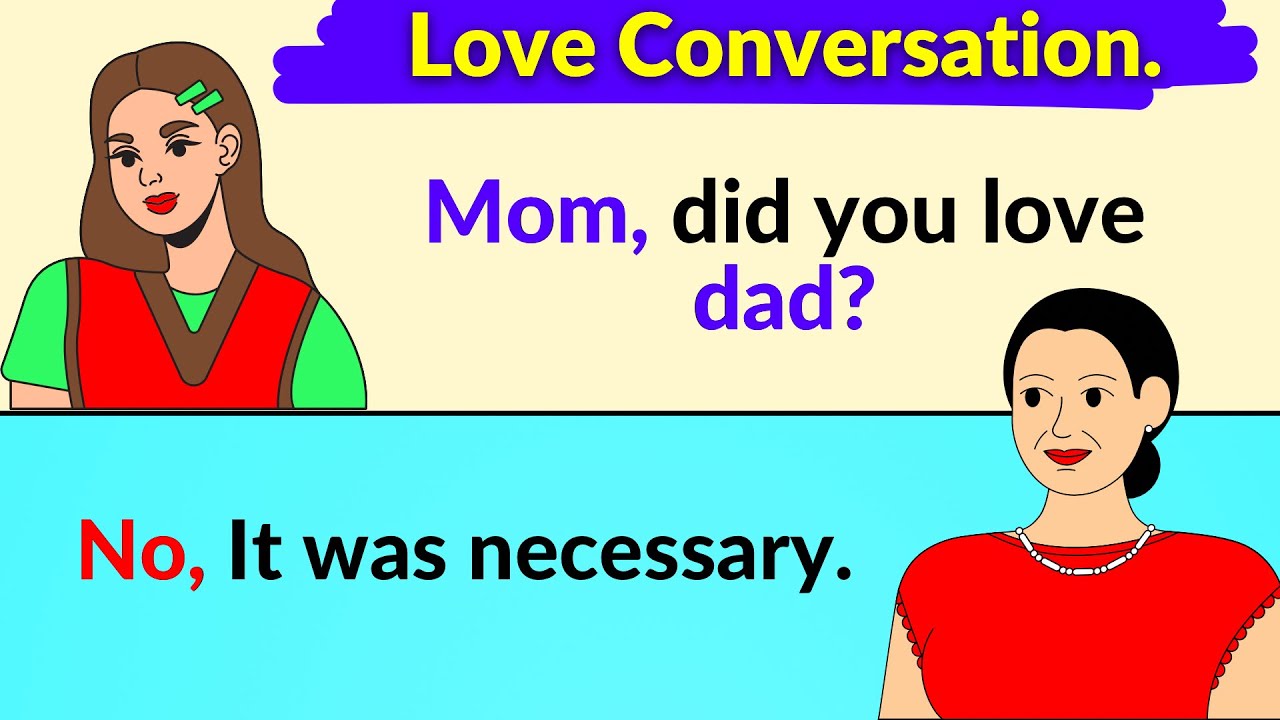 Easy English Conversation for Learners | Love Talk - YouTube