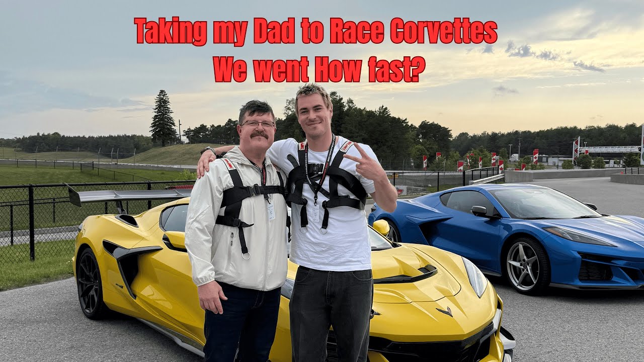 Taking my Dad to race Corvettes on a DECOMMISSIONED F1 TRACK - Stingray ...