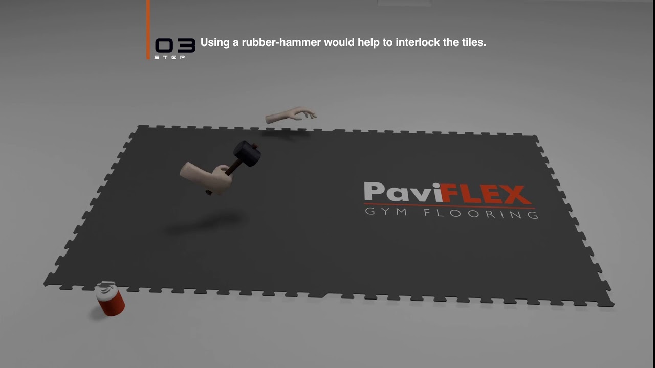 Interlocking Tiles Installation Guide by PaviFLEX Gym Flooring - YouTube