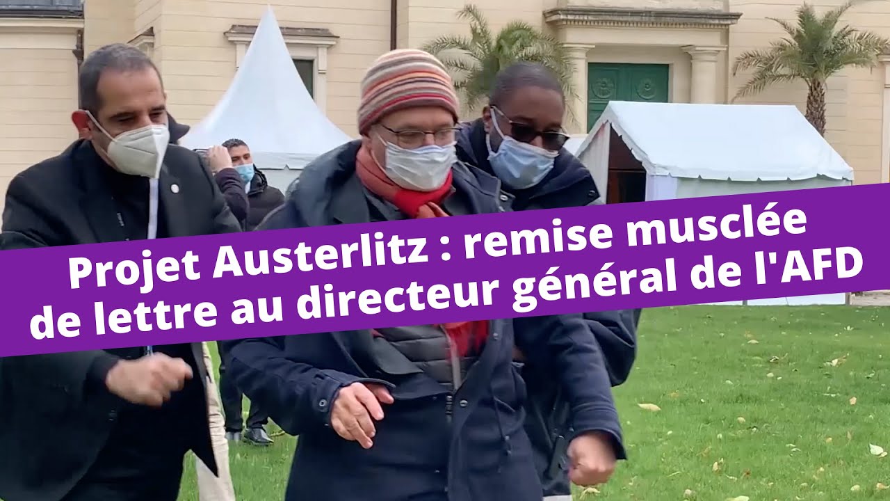 Projet Austerlitz : remise musclée d'une lettre à Rémy Rioux, directeur ...