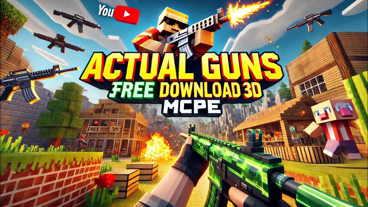 🚨ACTUAL GUNS 3D MOD FREE DOWNLOAD (NO ADS!) 🔥 NEW EPIC ANIMATIONS THAT ...