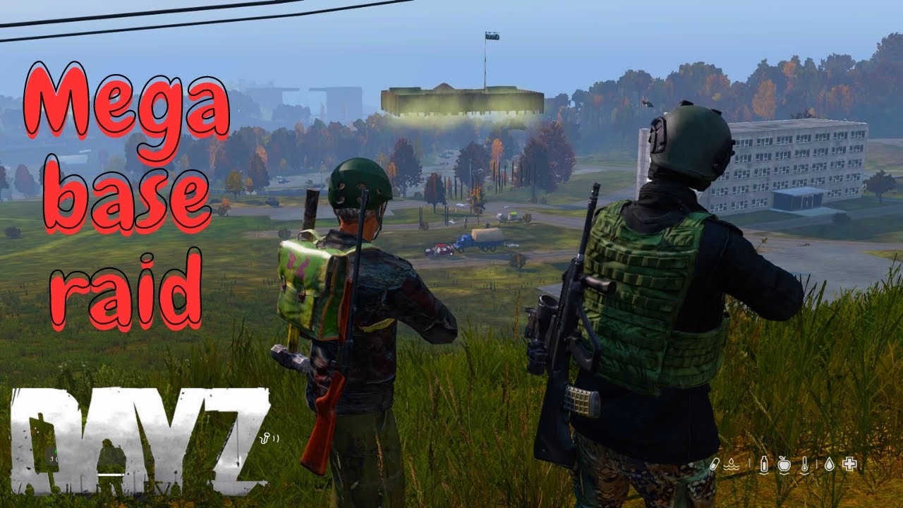 DayZ Official - Mega base raid and PVP SKB - YouTube
