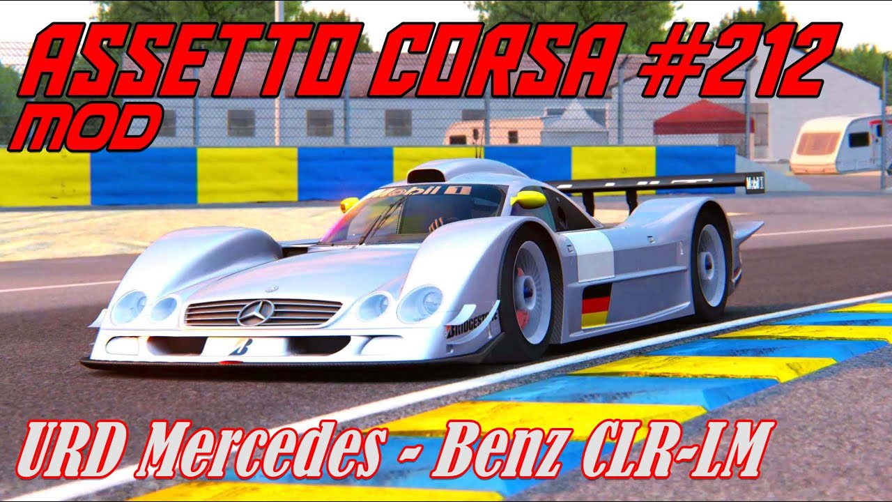 Assetto Corsa #212# Mod # URD Mercedes - Benz CLR-LM - YouTube
