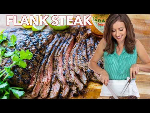 Grilled Marinated Flank Steak Recipe - How to Cook  Tender Flank Steak