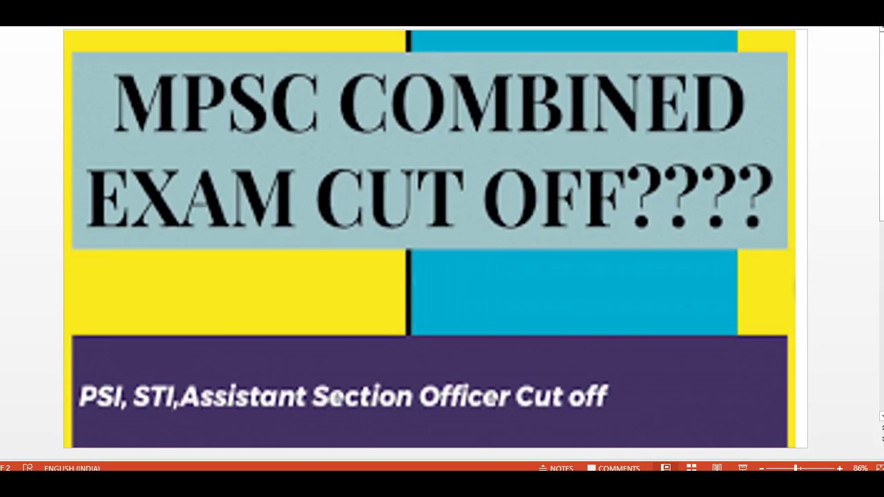 Mpsc PSI/ ASO/STI PRELIMINARY MPSC COMBINE CUTOFF AND LIST OF CANDIDATE ...