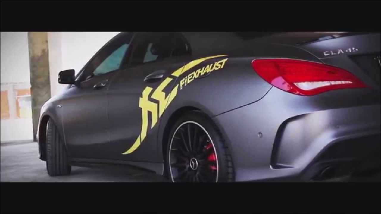 Mercedes Benz CLA45 AMG with Fi Exhaust System What a powerful sound ...