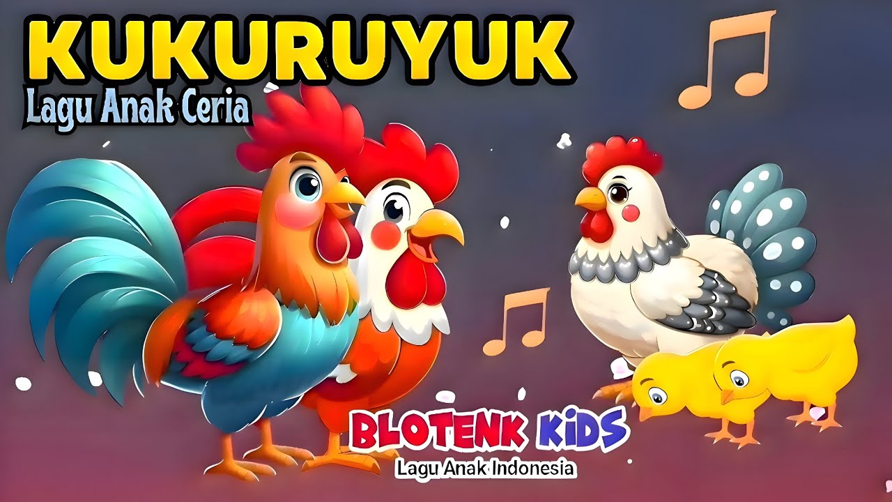 Kukuruyuk Begitulah Suaranya 🐓 | Lagu Anak Anak Populer | Lagu Anak ...