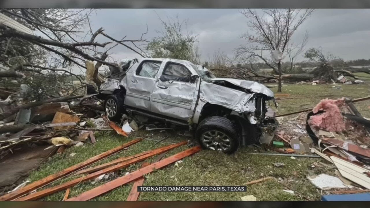 Texas Town Sees Major Damage From Storm That Moved To Idabel - YouTube