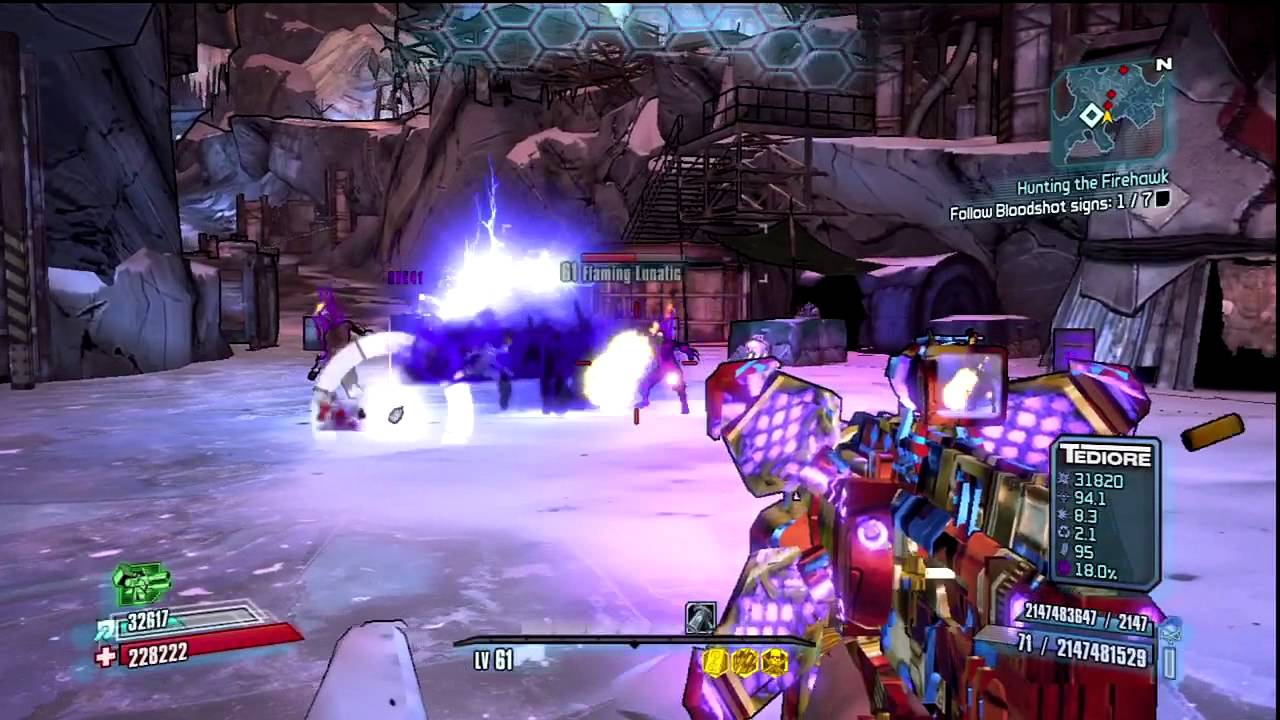 borderlands 2 alien avengers (smg) - YouTube