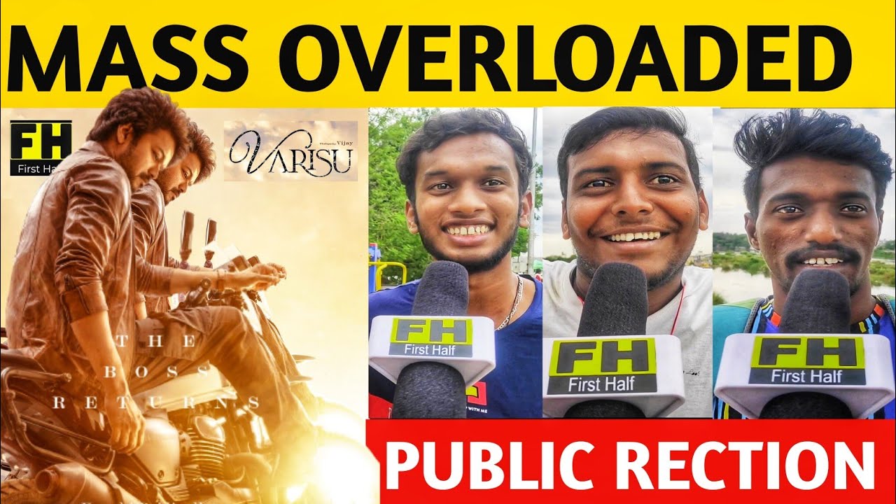 Varisu 3rd Look Public Rection | Varisu Third Look Rection | Thalapathy ...