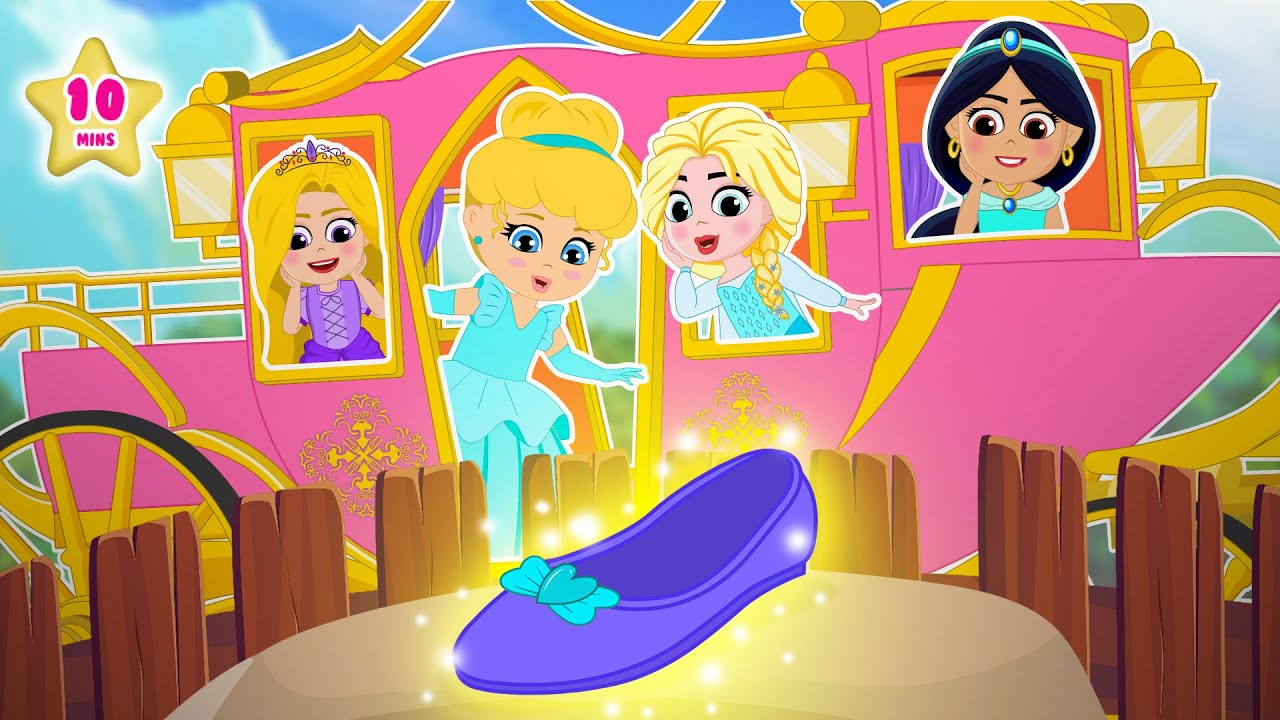 The Princess Lost her Shoe and more Princess Songs for Kids | Princess ...