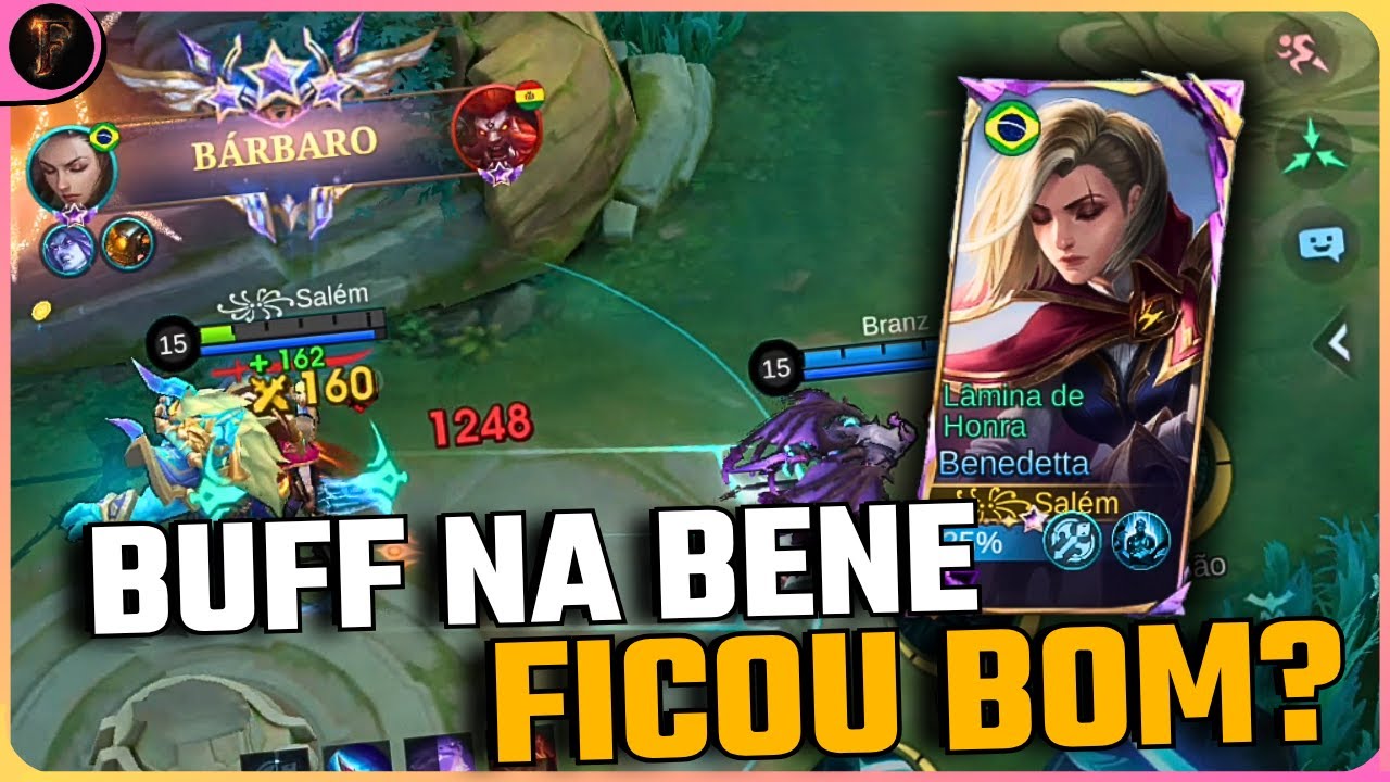 FIZ BÁRBARO DE BENE KKKKK 90% SORTE 10% GAMEPLAY - BENEDETTA GAMEPLAY ...