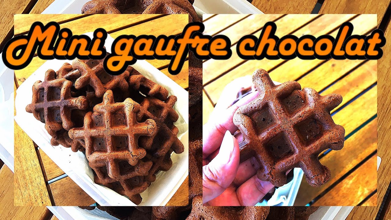 Mini gaufres au chocolat | SoyonsKitch - YouTube