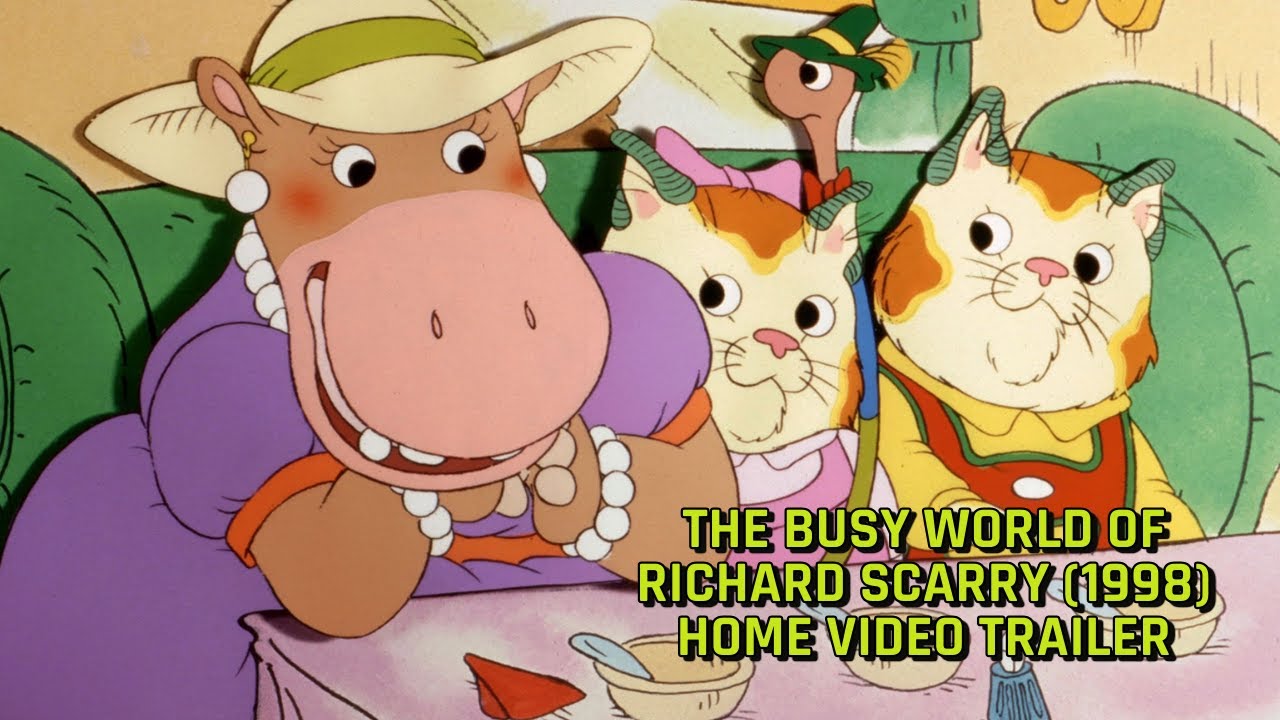 The Busy World of Richard Scarry Videos (1998) Home Video Promo - YouTube