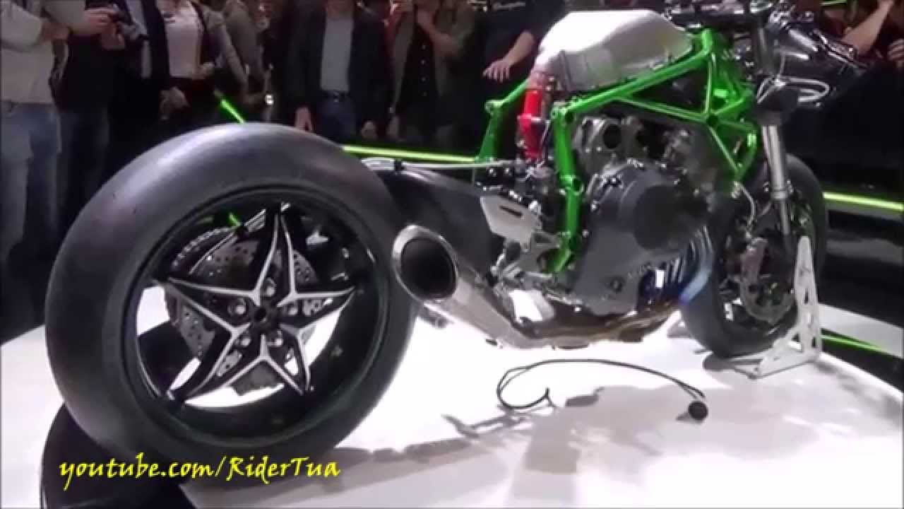 Kawasaki Ninja H2R Drag & Withour Fairing How Beast - YouTube