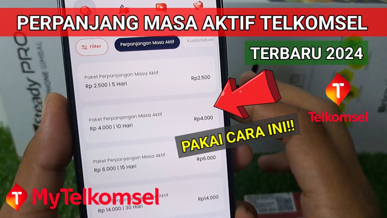Cara Beli Masa Aktif Telkomsel Lewat MyTelkomsel | Cara Memperpanjang ...