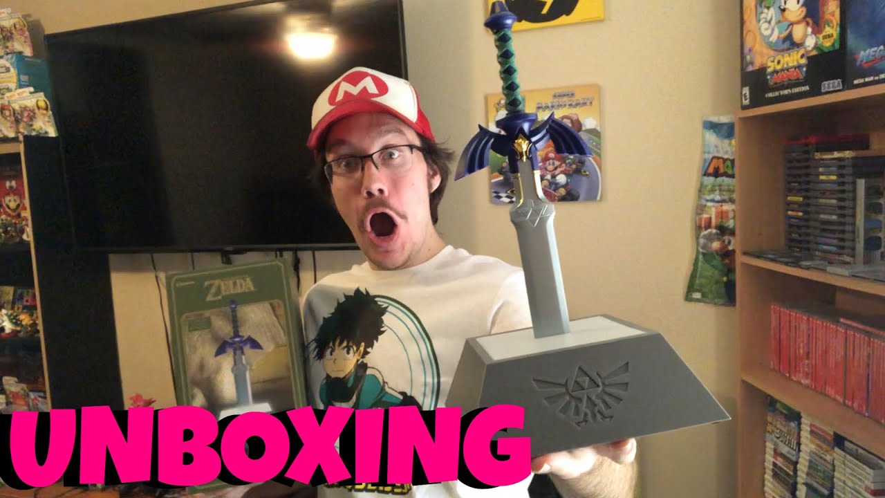 The Legend Of Zelda Master Sword Lamp Unboxing - YouTube