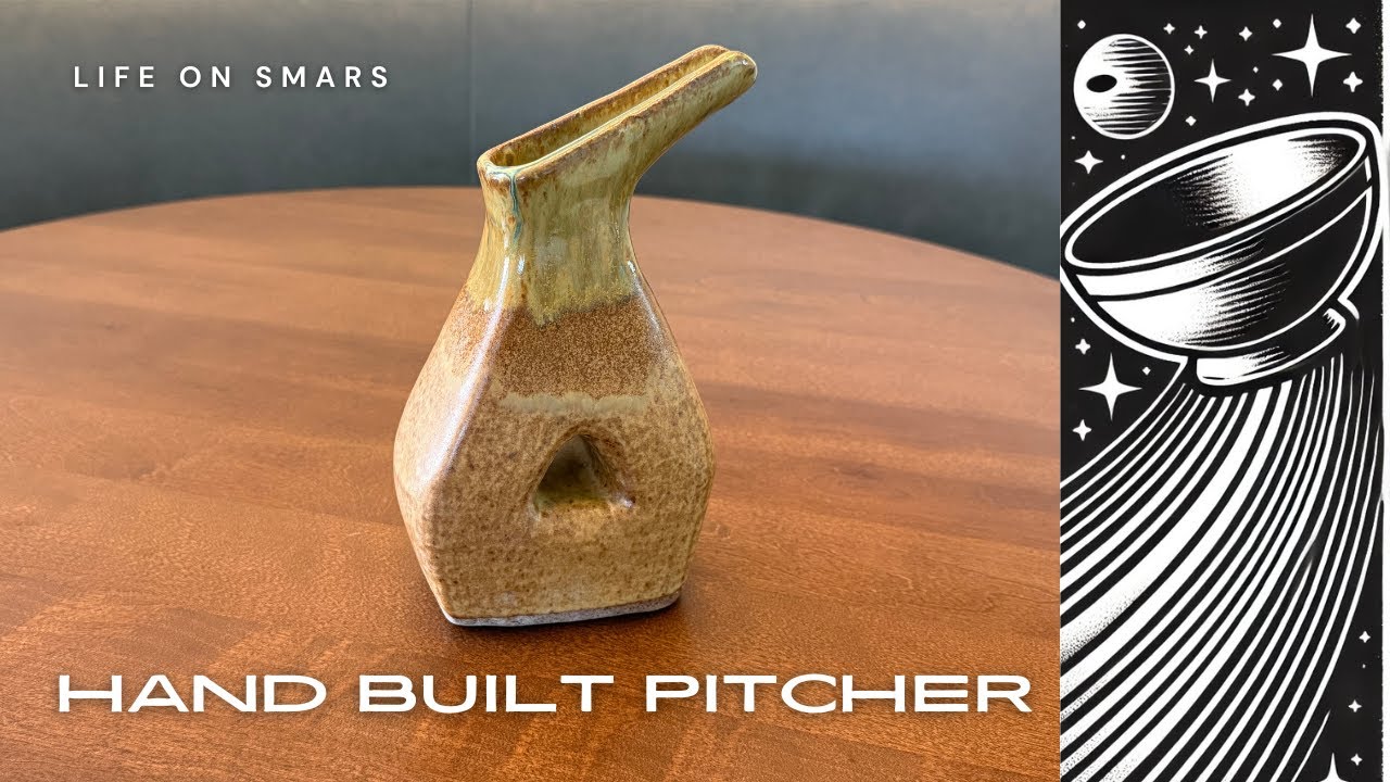 Making a Pottery Hand Built Pitcher - YouTube