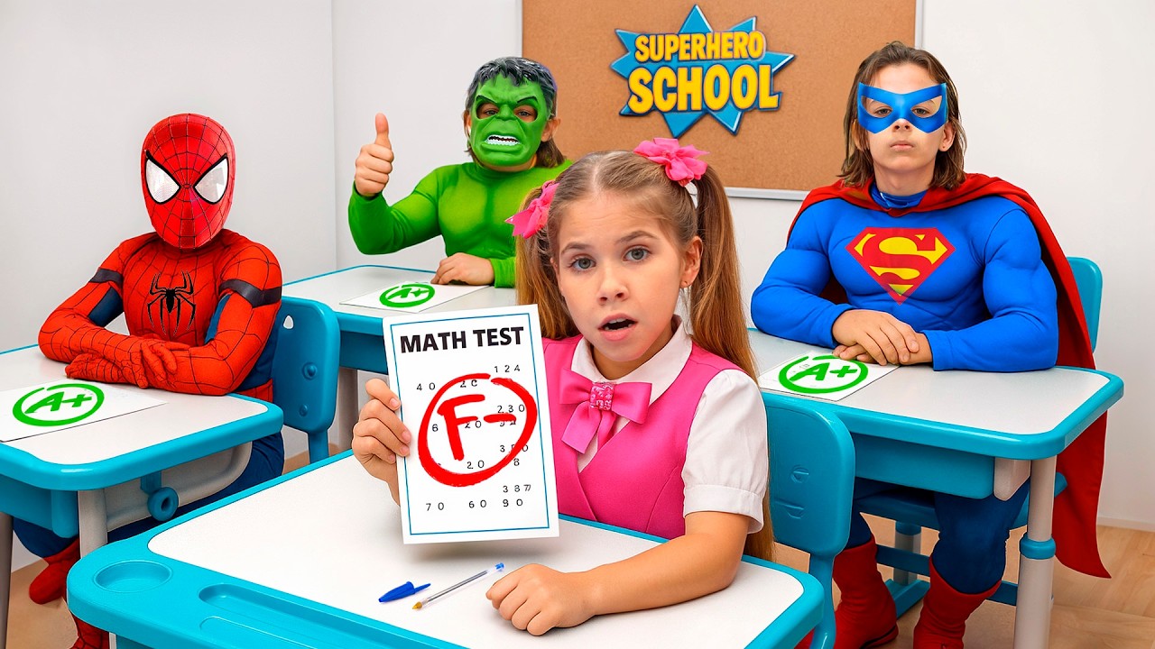 Kids training in a Superhero School - YouTube