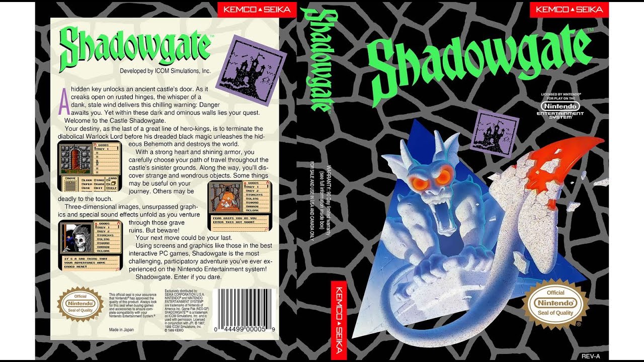 Shadowgate (NES) - Ending Music - Hero of Stormhaven (Acoustic Guitar ...