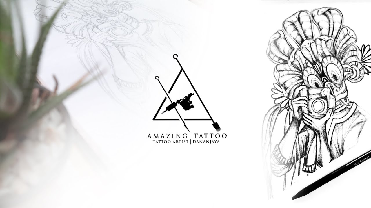 යකා | yaka tattoo | pencil drawing | custom tattoo drawing - YouTube