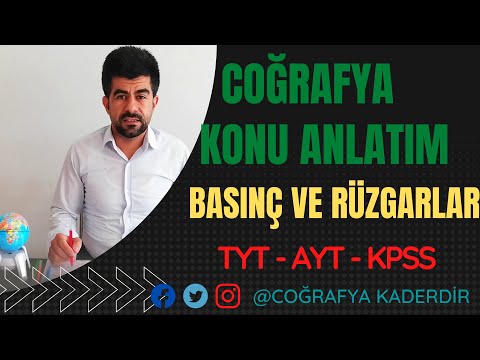 11)Ercan KILIÇ - BASINÇ ve RÜZGARLAR, Alçak Basınç(Siklon), Yüksek Basınç(Antisiklon) , Alizeler