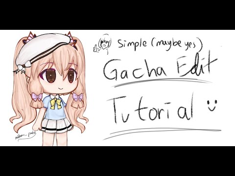 Simple Gacha Edit Tutorial |Gacha Club/Life tutorial [ Ibis Paint X ...