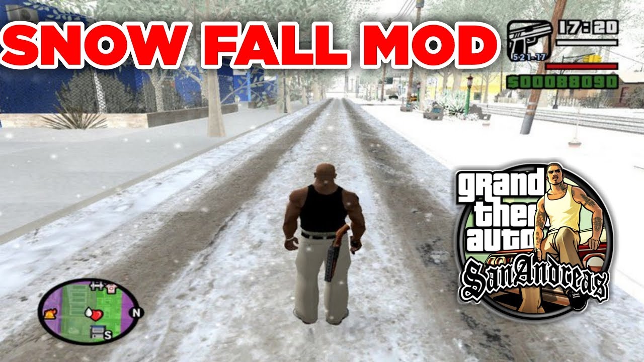 How to Install [SNOW FALL MOD] in Gta San Andreas - YouTube