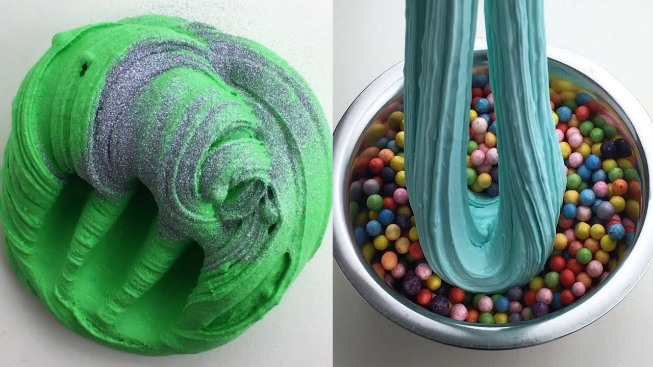 Slime ASMR ! Relaxing Sounds ! Satisfying ASMR Videos #03! - YouTube