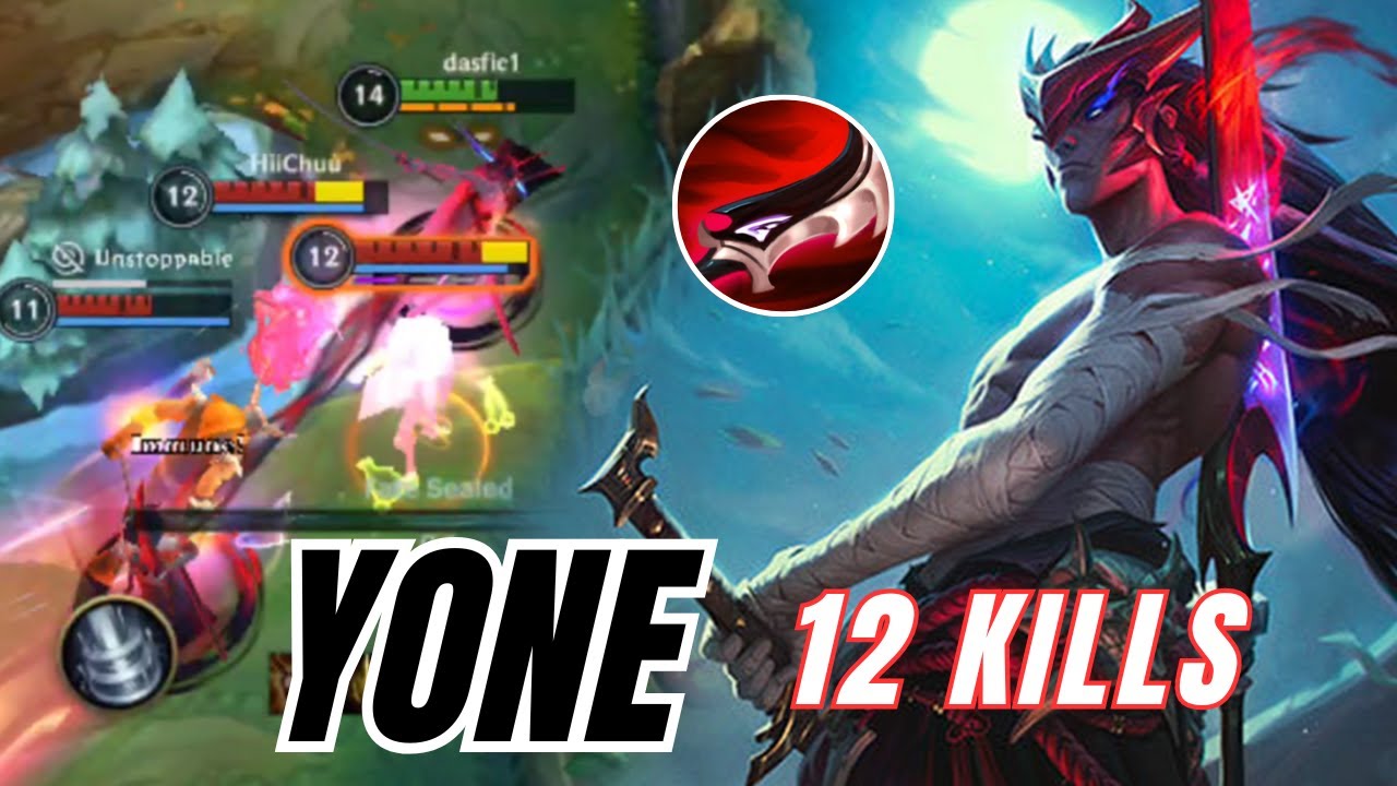 Wild Rift - YONE Solo Gameplay (Build & Runes) - YouTube