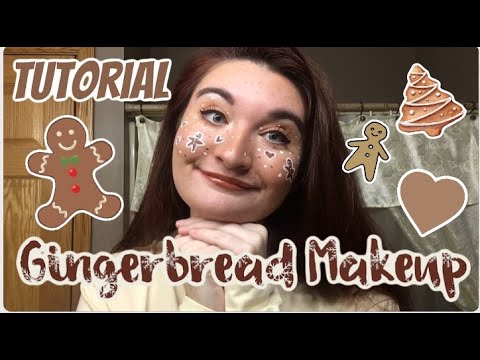 Tutorial: GINGERBREAD MAKEUP - YouTube