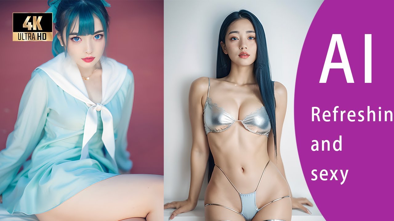 【AI Look Book】: Tempting Transformations魅惑の変身 Refreshing and sexyRefreshing and sexy 1 - YouTube
