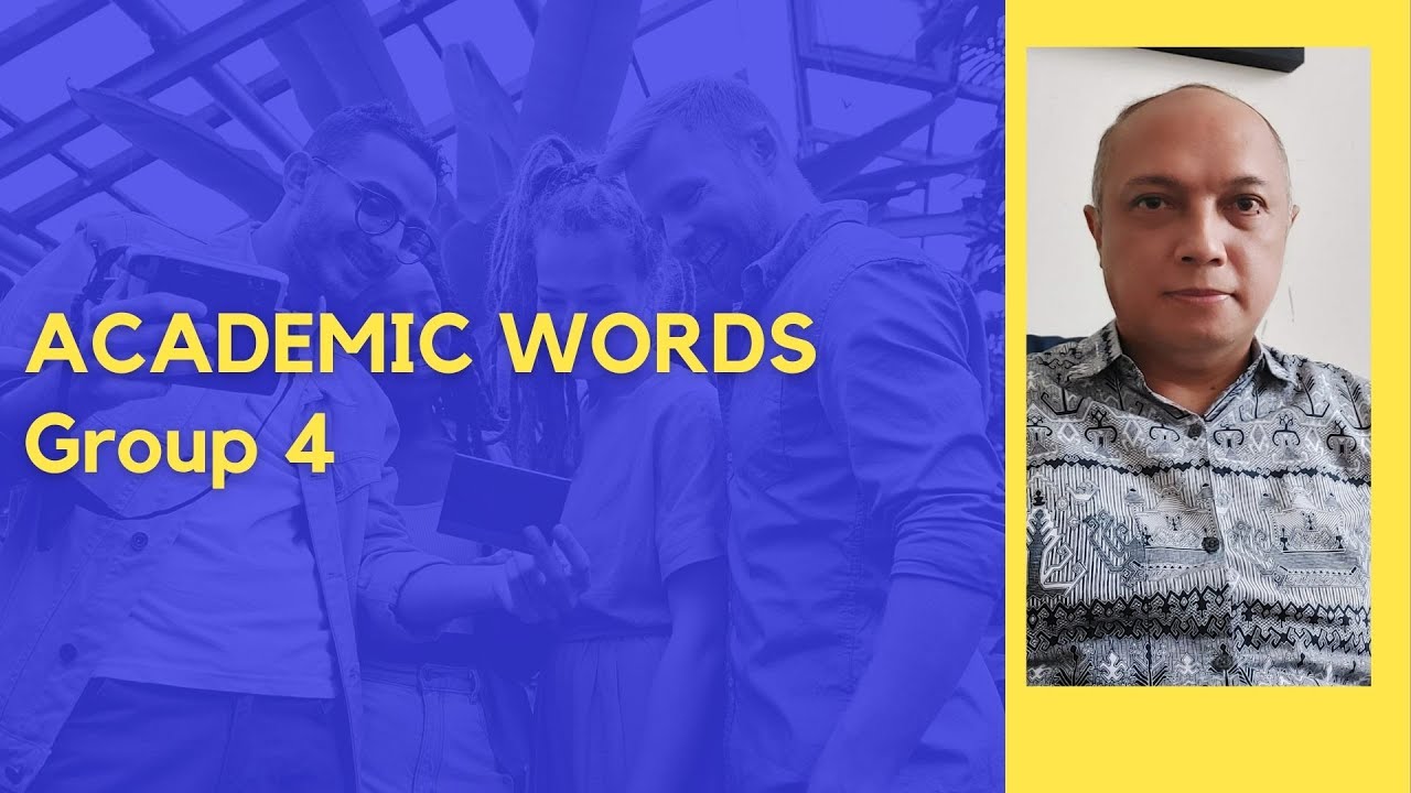 #english #vocabulary #academic Academic Words Group 4 - YouTube