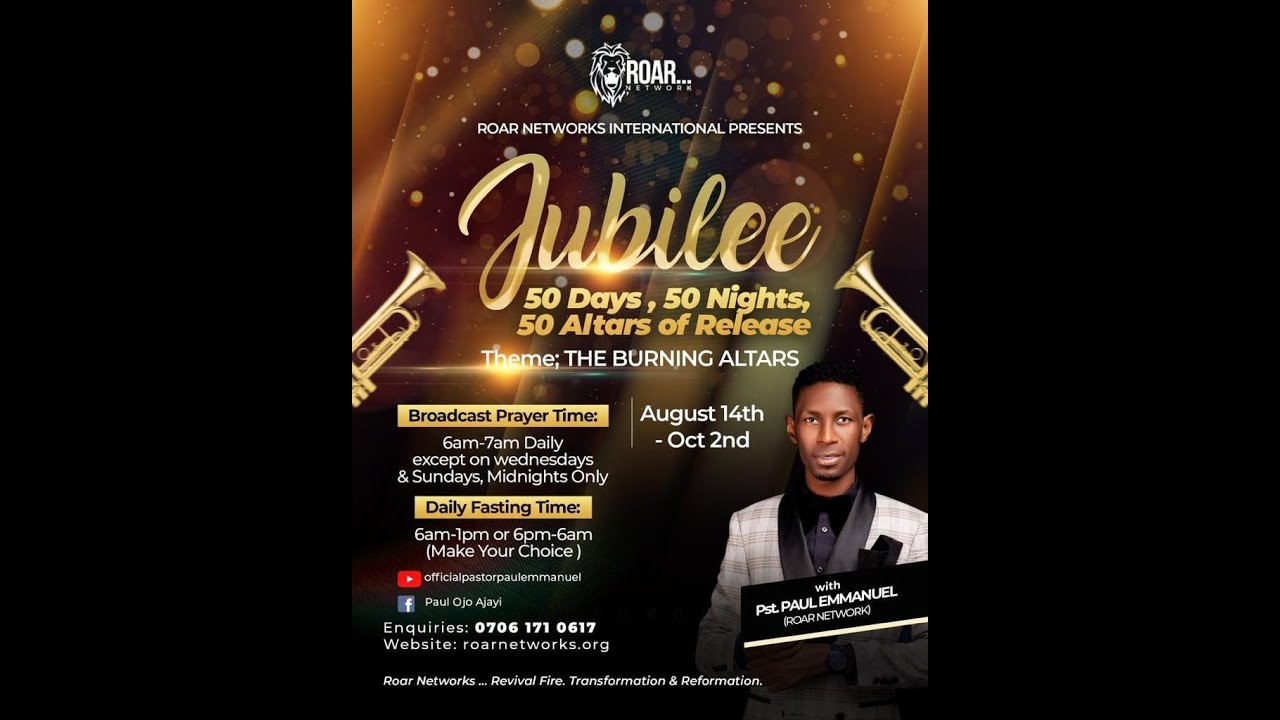 JUBILEE 50 DAYS, 50 NIGHTS, 50 ALTARS - YouTube